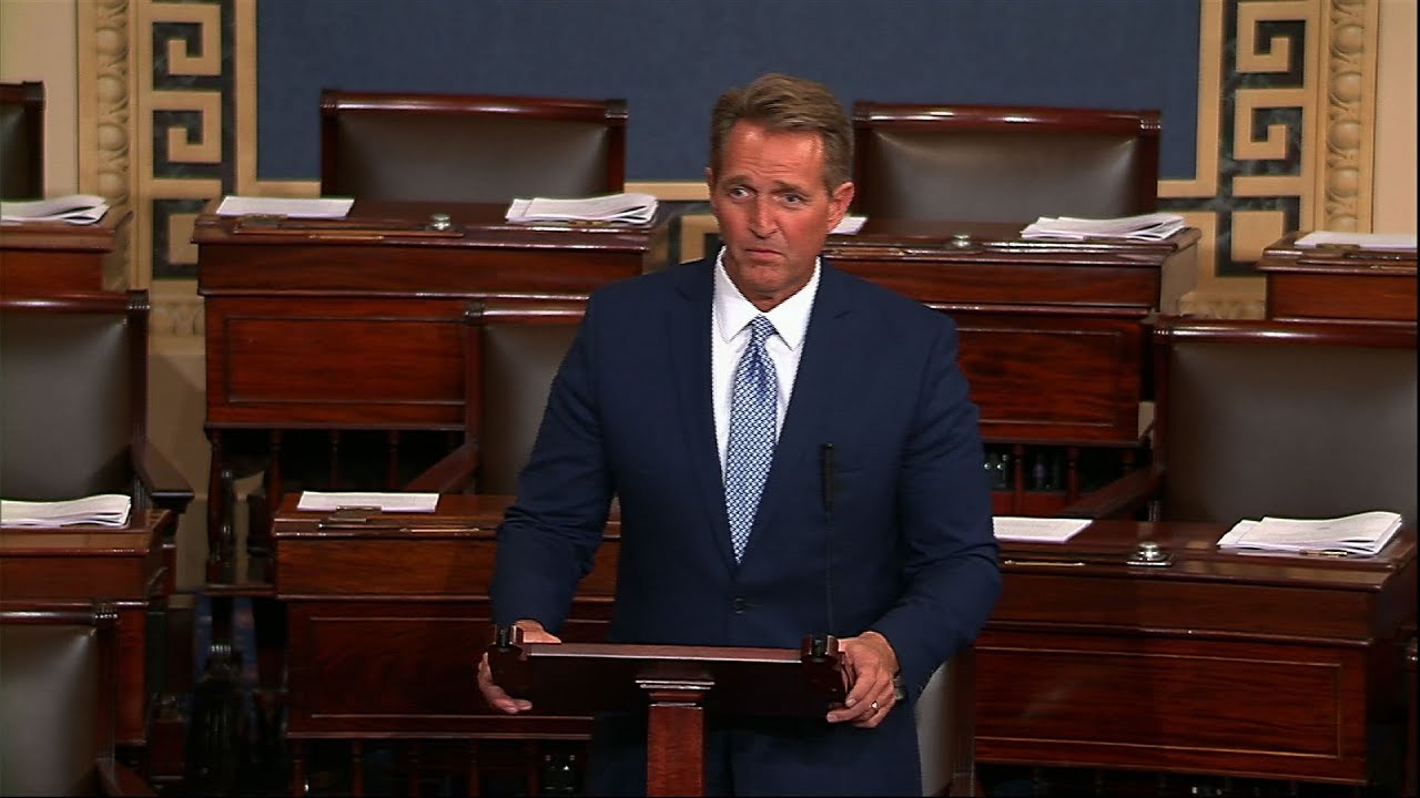 GOP Senator Jeff Flake Says He Won't Run in 2018 - YouTube