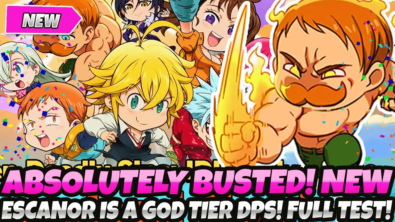 *HE IS ABSOLUTELY BUSTED!!!* NEW ESCANOR IS A GOD TIER DPS! FULL TEST ...