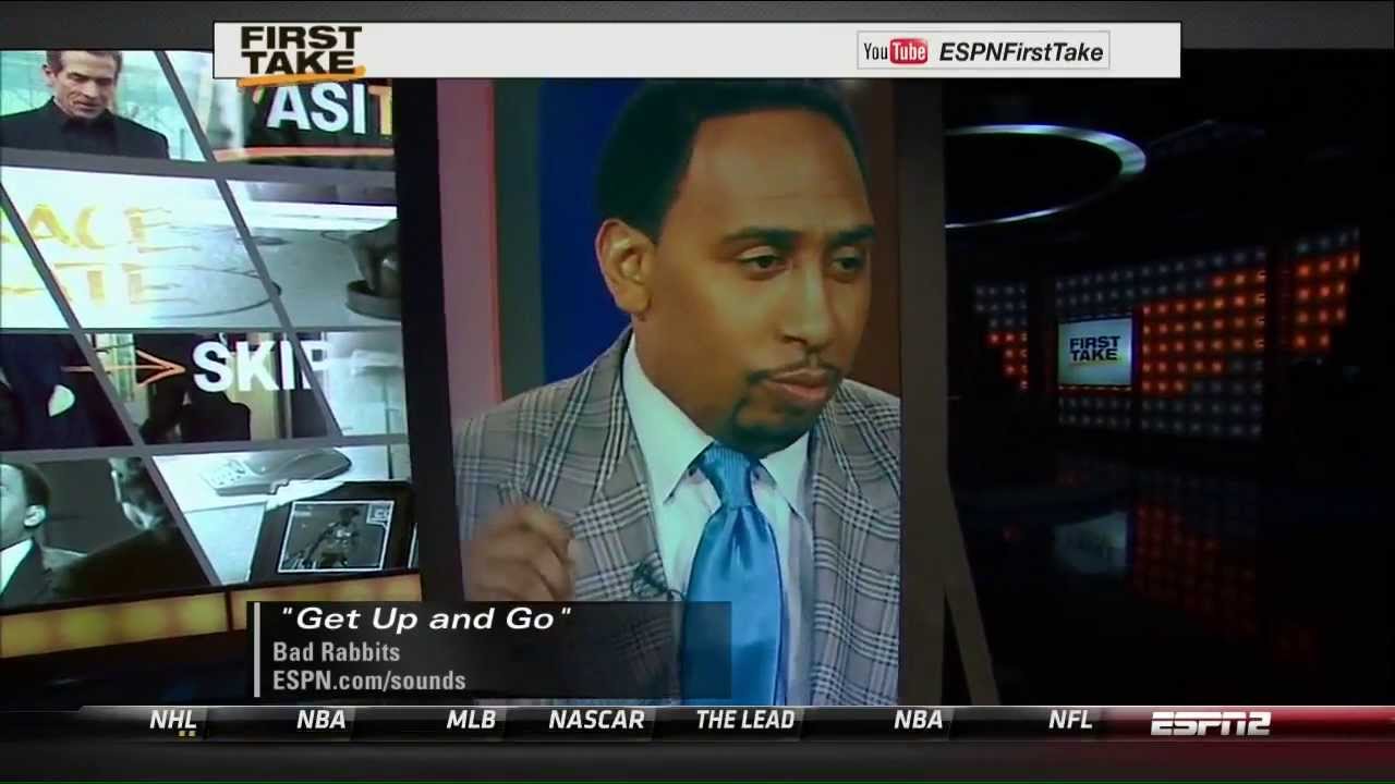 Bad Rabbits - "Get Up and Go" (Stephen A. Smith dance on ESPN) - YouTube