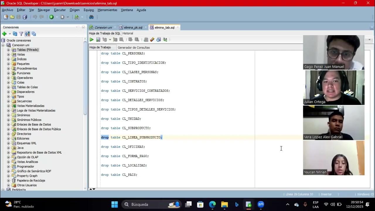 Creación de tablas y diccionario de datos en oracle :) - YouTube