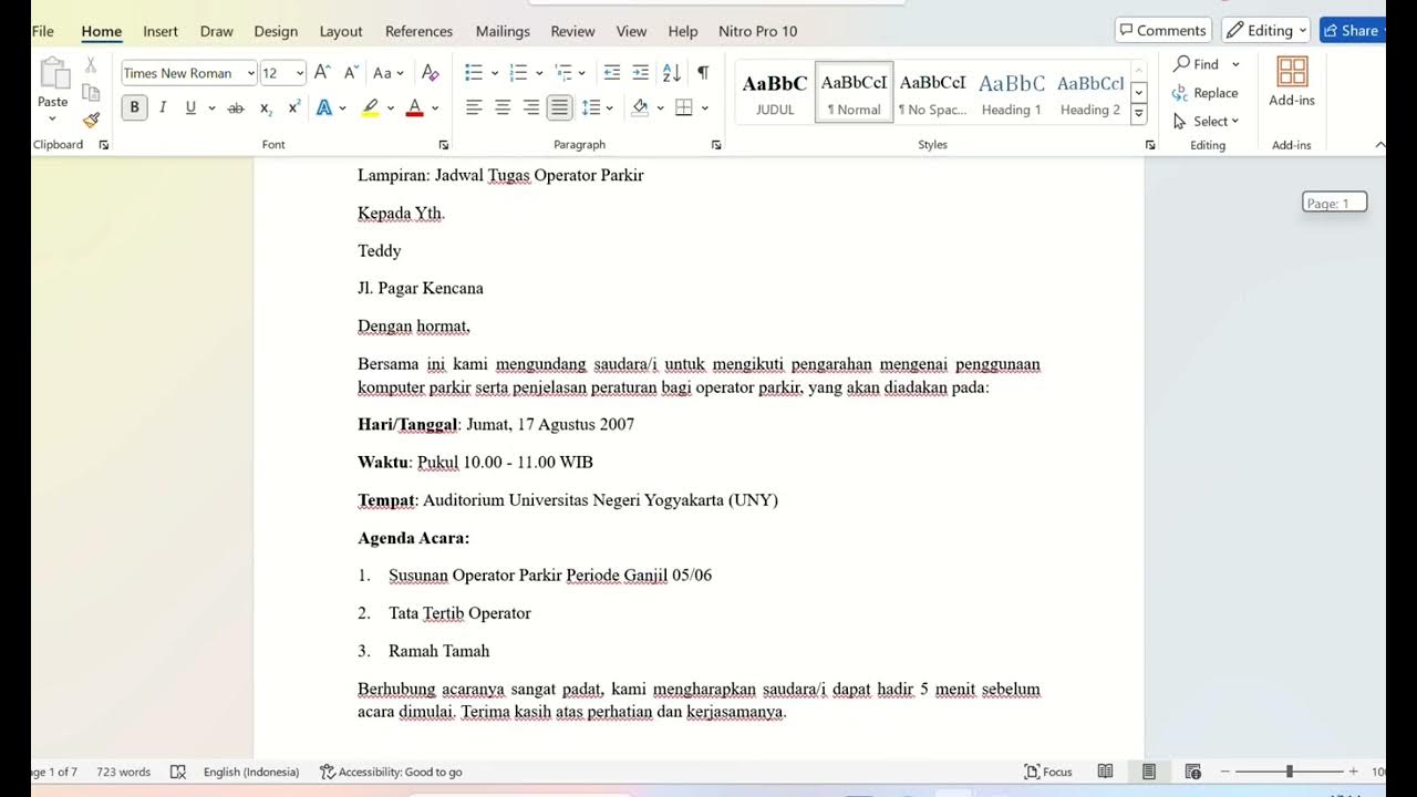 Tugas Alex Darmawan, NPM : 24731004, membuat video tutorial MAIL MERGE di word - YouTube