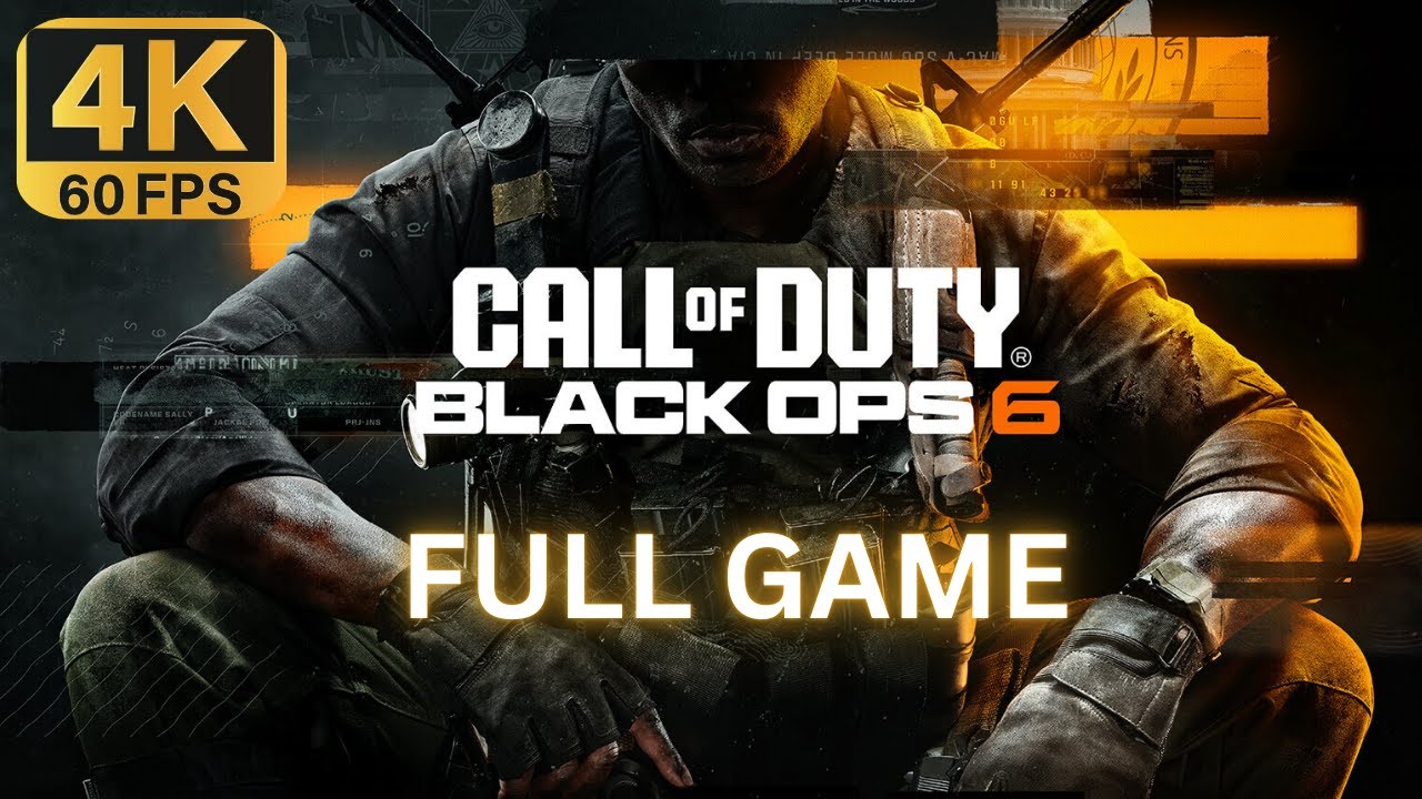 CALL OF DUTY BLACK OPS 6 Gameplay Walkthrough Campaign FULL GAME 4K ...