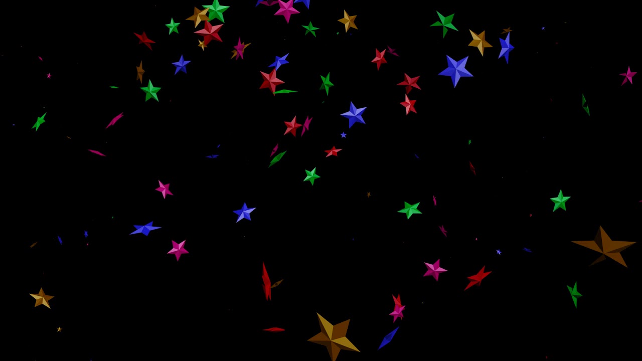 Falling stars background video - YouTube