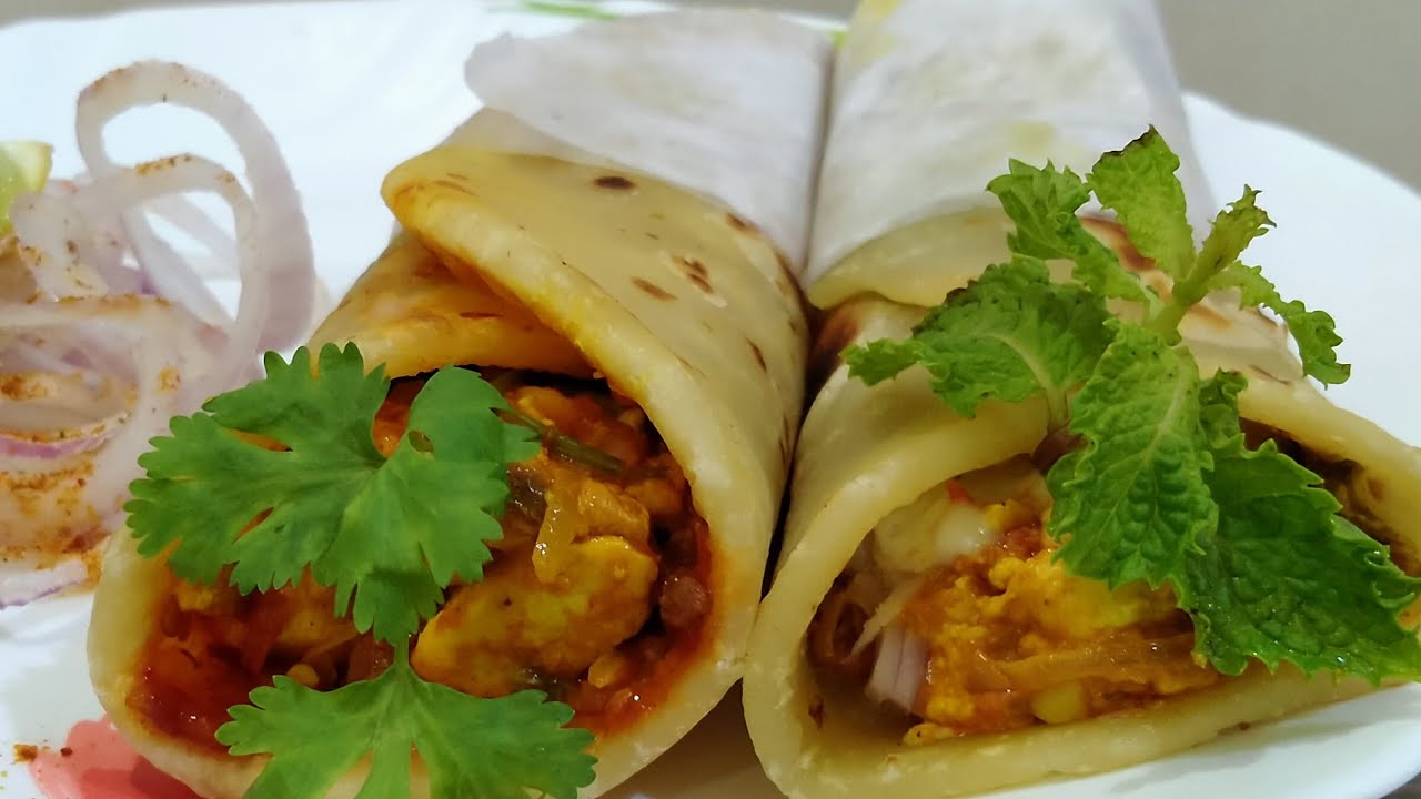 VEG FRANKIE RECIPE STREET STYLE [ FRANKIE ROLL - 2 WAYS ] - YouTube