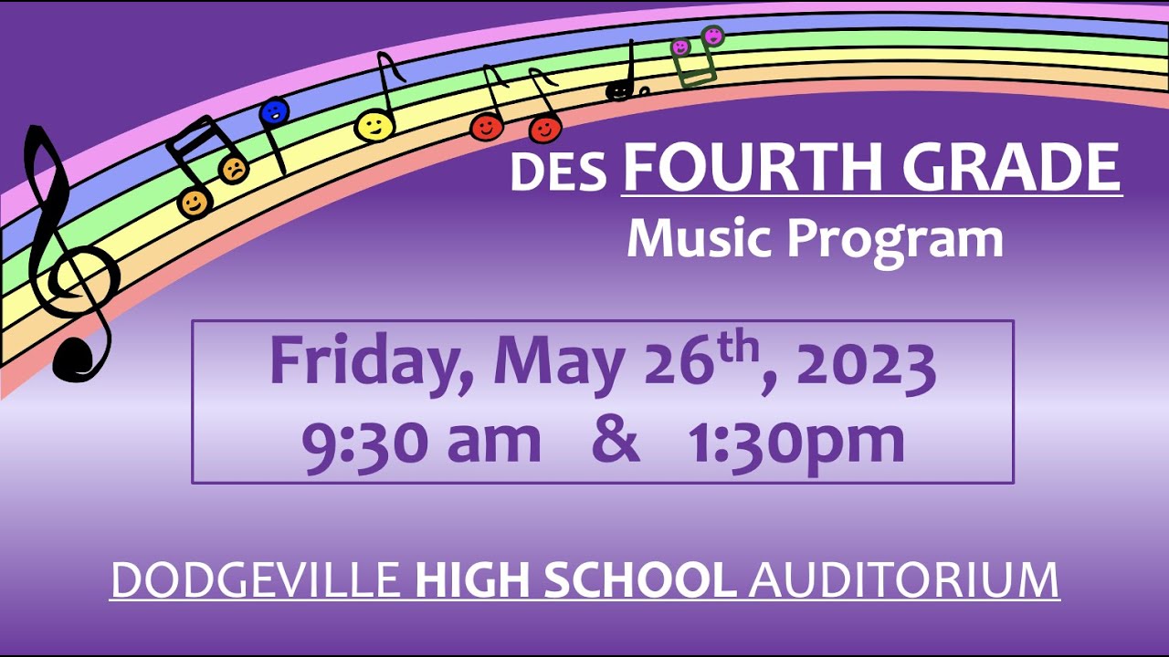 2023 DES 4th Grade Music Program Friday May 26 2023 YouTube 2023-des-4th-grade-music-program-friday-may-26-2023-youtube
