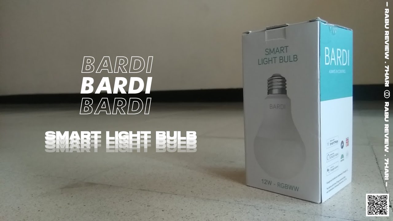 REVIEW Bardi Smart Light Bulb 12W-RGBWW | Lampu Disko Kalah Jauhhh ...
