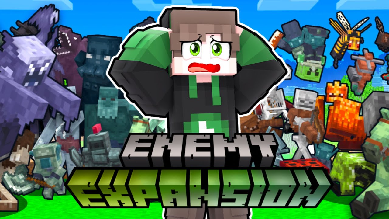 ZU VIELE NEUE MOBS IN MINECRAFT ?!? | Enemy Expansion Mod - YouTube