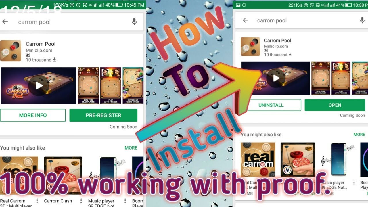 How to Dwonload and install carrom pool.take 2 tech - YouTube