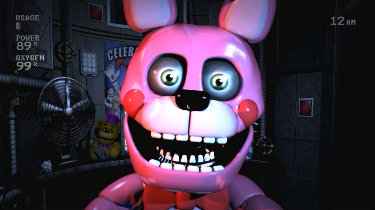 Five Nights At Freddys Sister Location Custom Nightohhh A Pink Bunbonnet Youtube