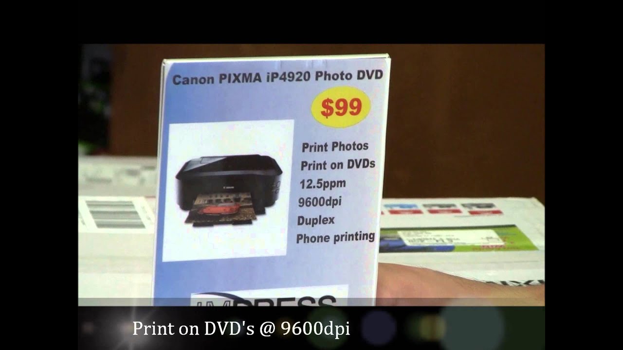 Canon ip4920 Printer from Impress Computers - YouTube