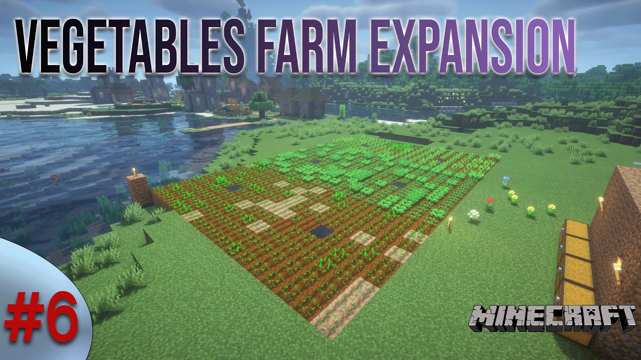 Vegetables Farm Expansion | Let's Play Minecraft - Immersed with ...