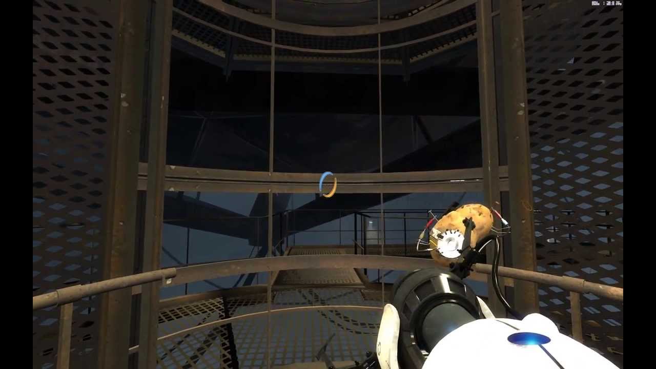 Portal 2 Walkthrough: Chapter 7: Gamma Enrichment Sphere 01, Conversion ...