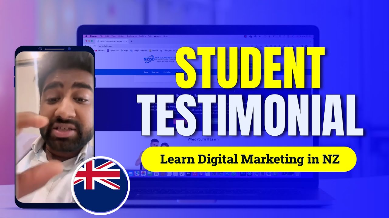 Digital Marketing Training - Student Testimonial - NZISD - YouTube
