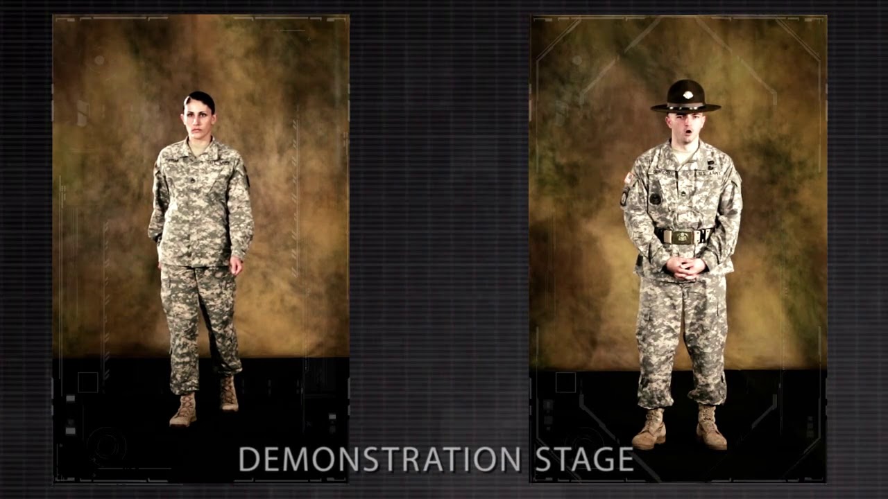 Army Drill and Ceremony 15 Inch Step, Backward March - YouTube