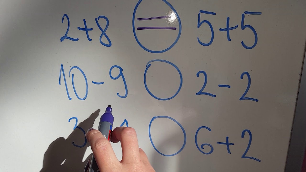 Vece, manje ili jednako - Uporedjivanje brojeva vezbanje 1 razred - YouTube