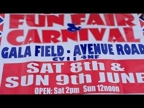 Nuneaton vlog,funfair carnival day 2024 - YouTube