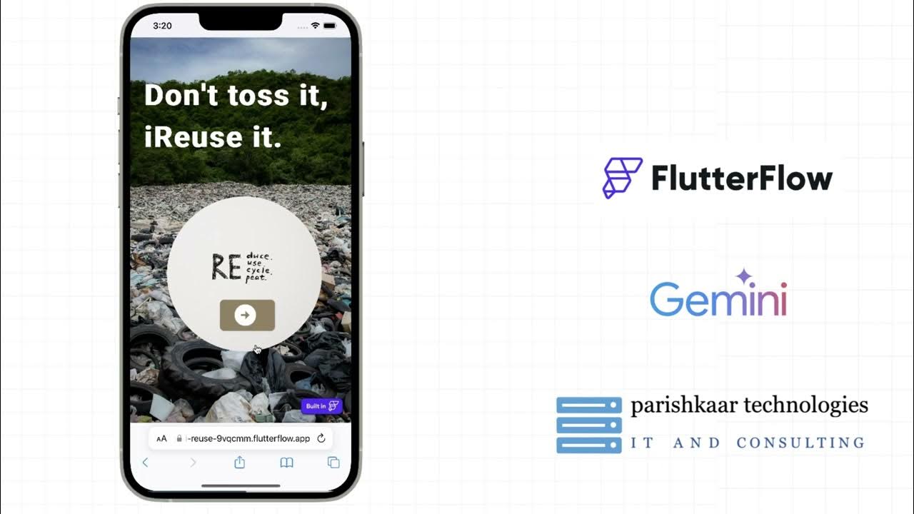 iReuse walkthrough | FlutterFlow | Gemini AI - YouTube