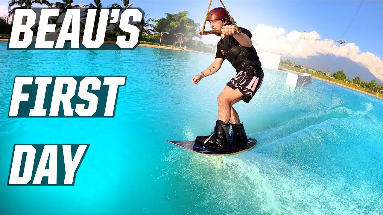 BEAU'S FIRST DAY - CWC - WAKEBOARDING - YouTube