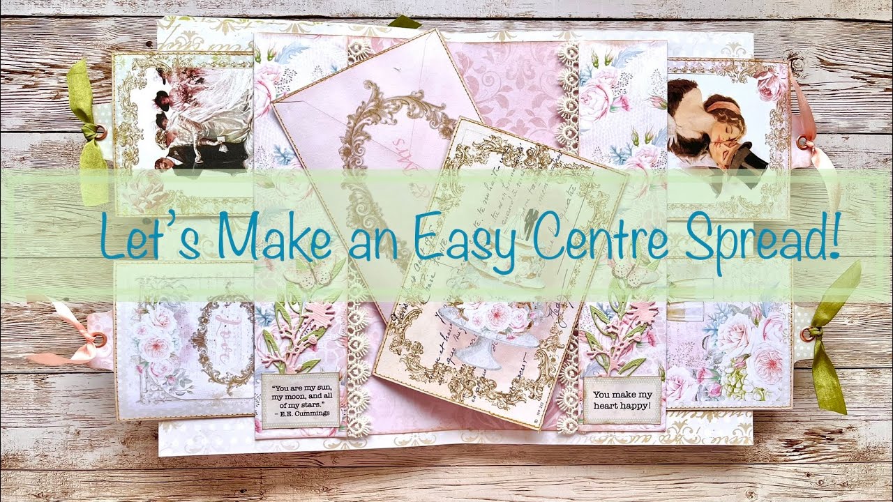 Let's Make an Easy Centrespread! - YouTube