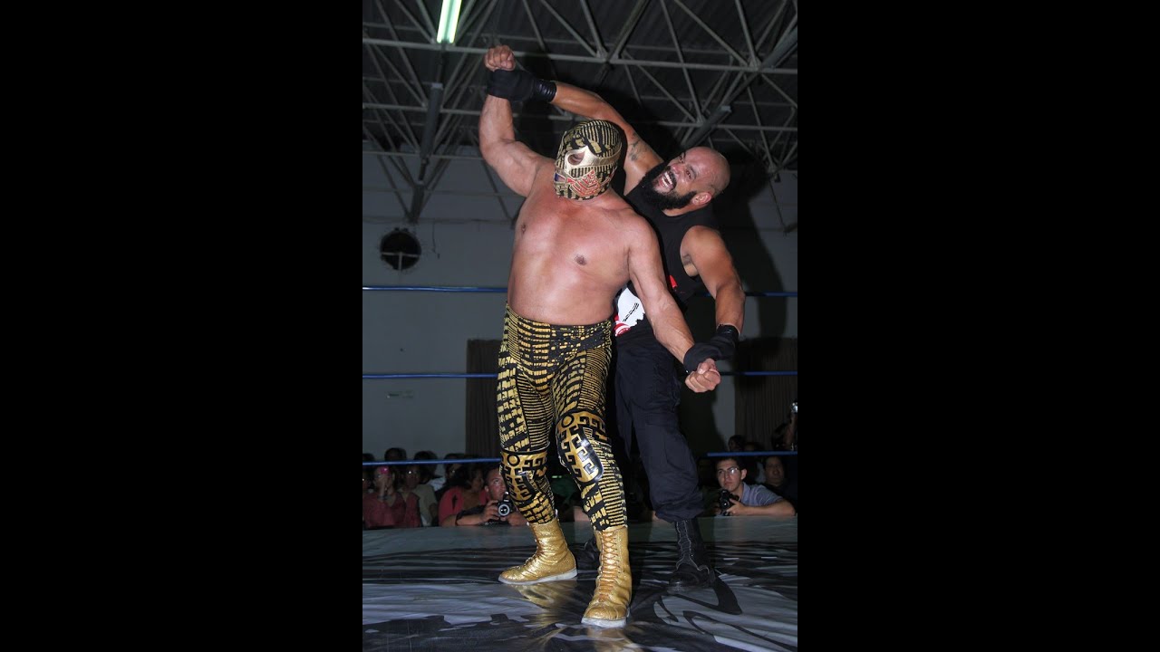 Canek-Canek Jr y Rey Hechicero vs Blue Panther-Xandao-As Charro Jr ...