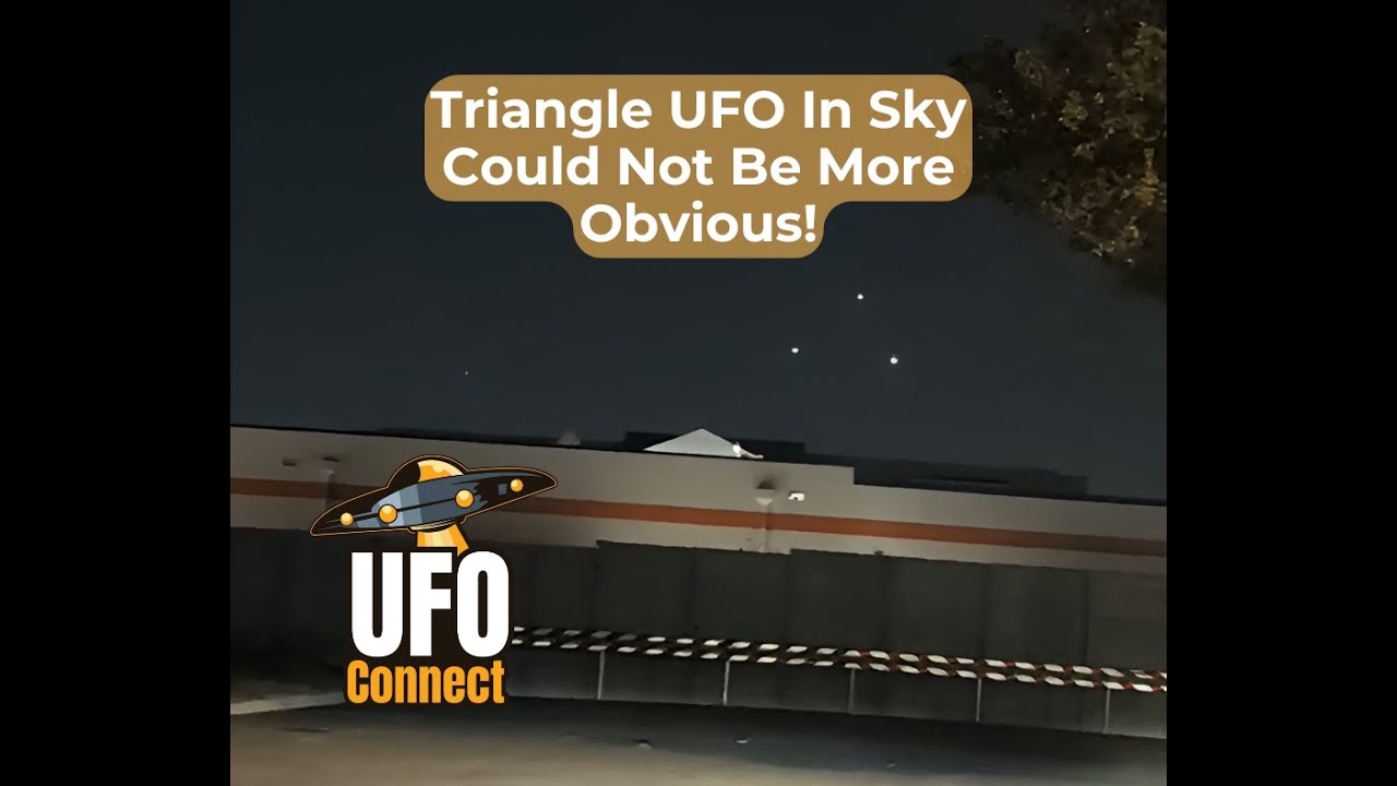 Triangle UFO Caught On Camera As Clear As Day (But At Night) - YouTube