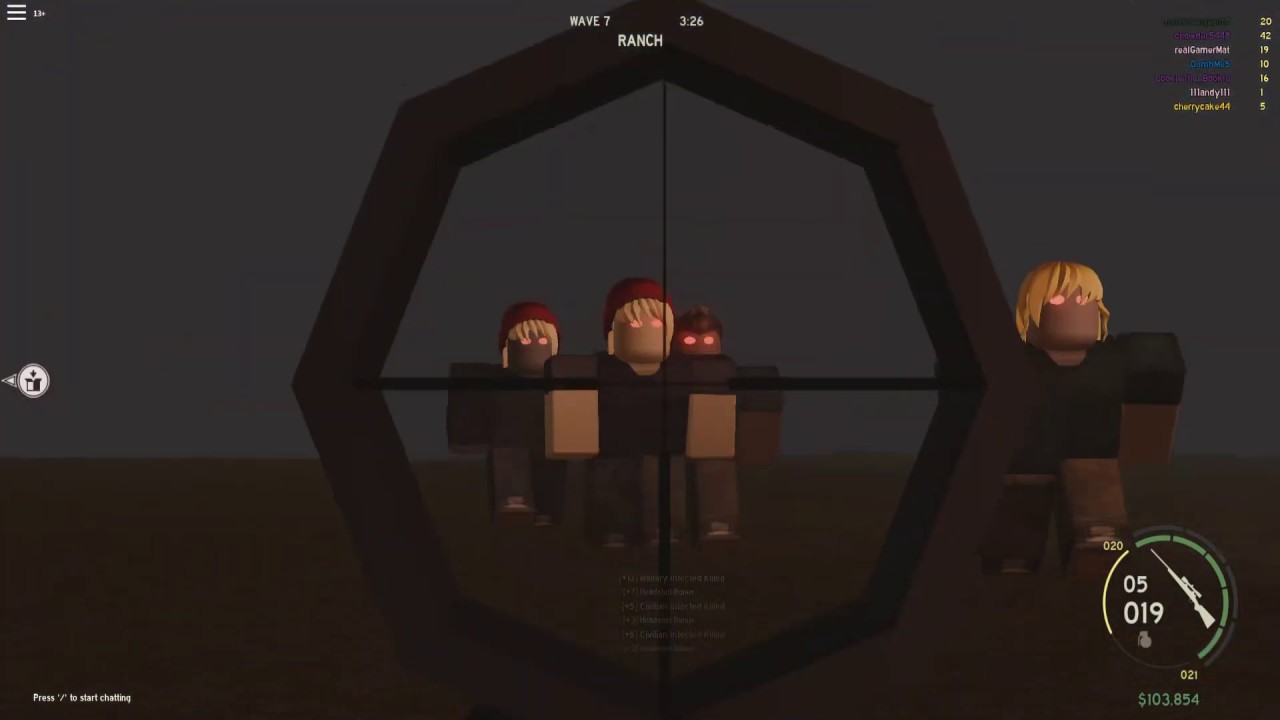 [Roblox] Those Who Remain, Gameplay | Map = Ranch - YouTube