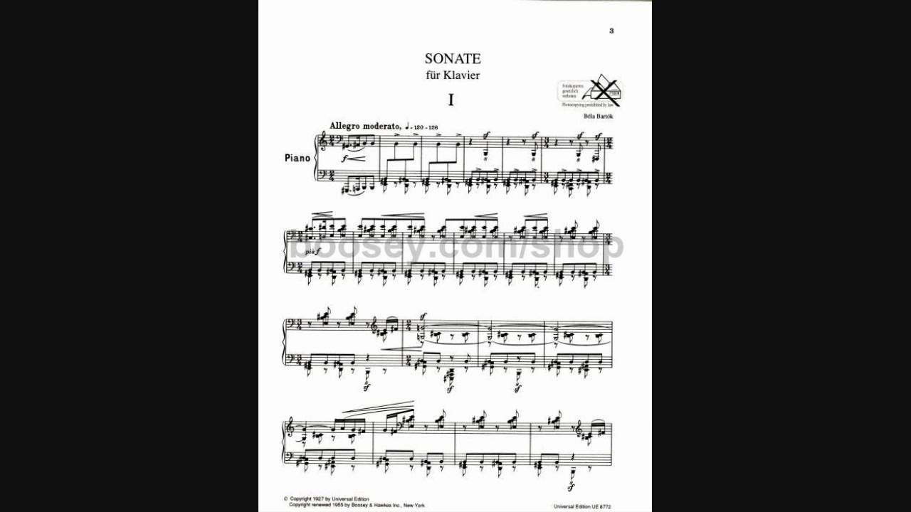 Max Levinson plays Bela Bartok Piano Sonata (part 3 of 3: 3rd movt ...