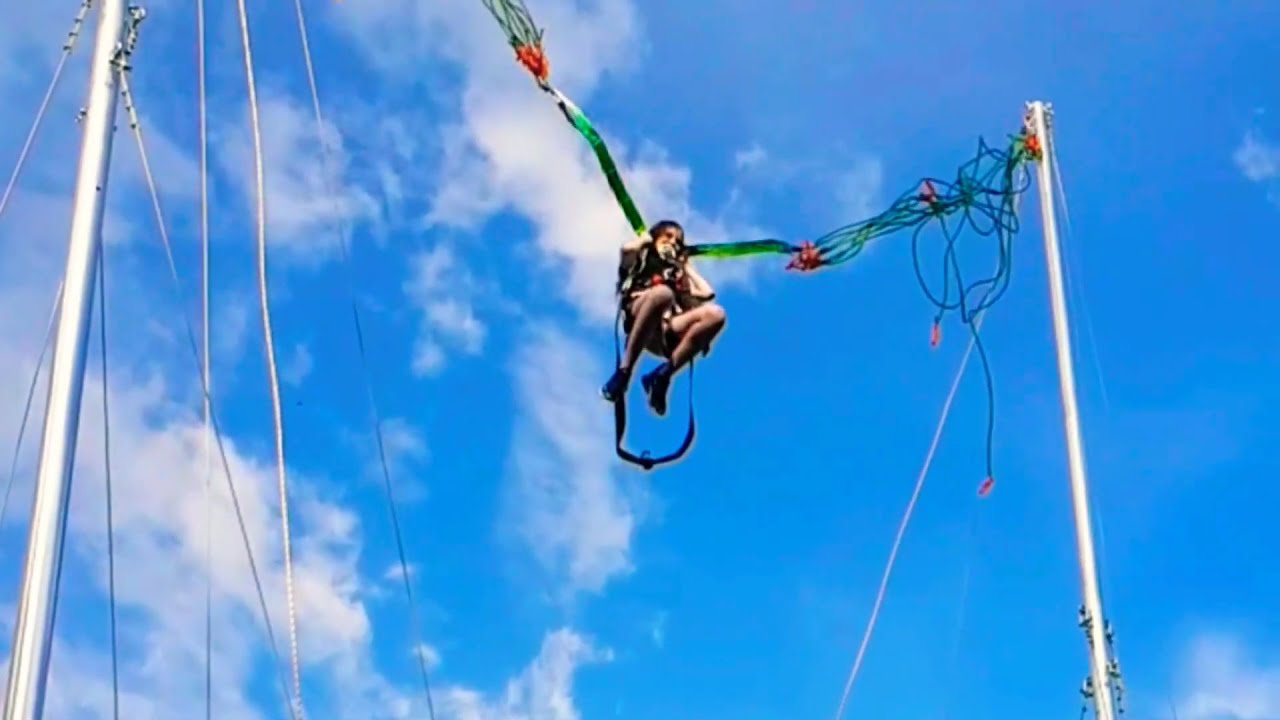 Human Catapult Katapulta Ludzka - YouTube