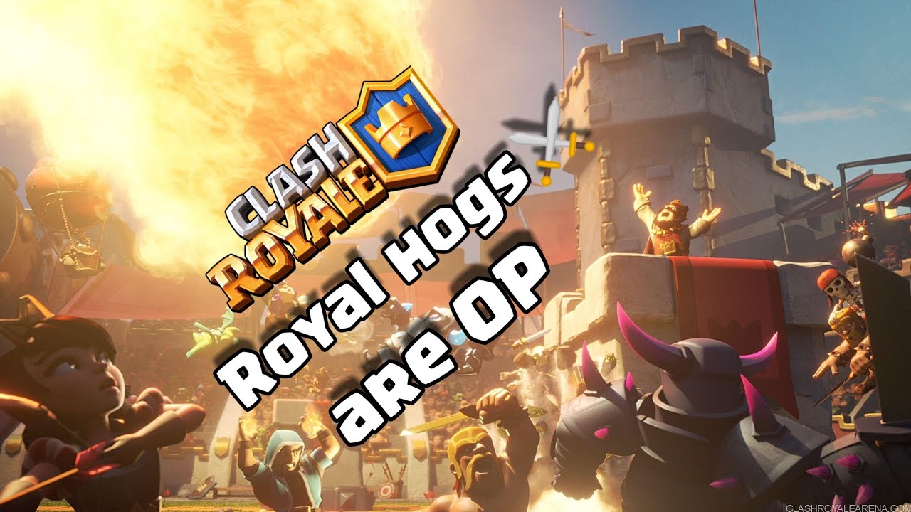Royal hogs are over powered Deck ! | Clash Royale I - YouTube