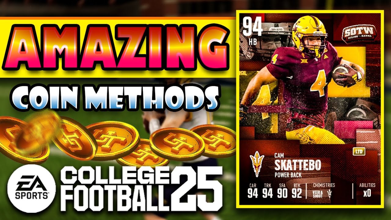 BEST COIN MAKING METHOD IN NCAA 25 RIGHT NOW! MAKE MILLIONS OF COINS ...