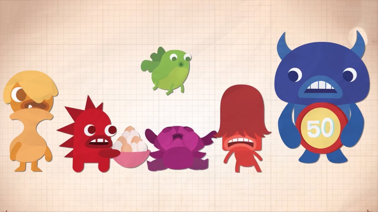 Endless Numbers - Let's Learn 50-59 - Meet The Numbers Friends - Fun ...