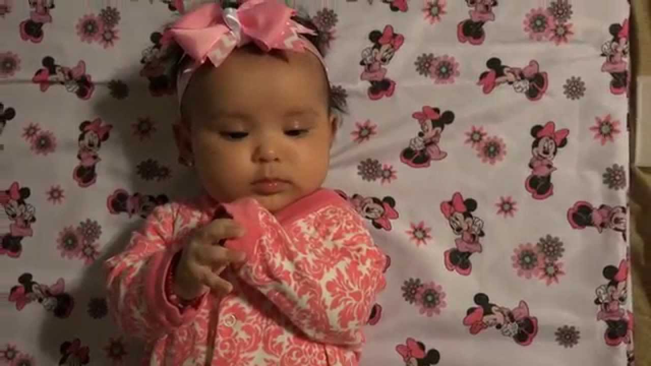 Baby Jaylin Wearing her Peach Fashion Outfit - YouTube
