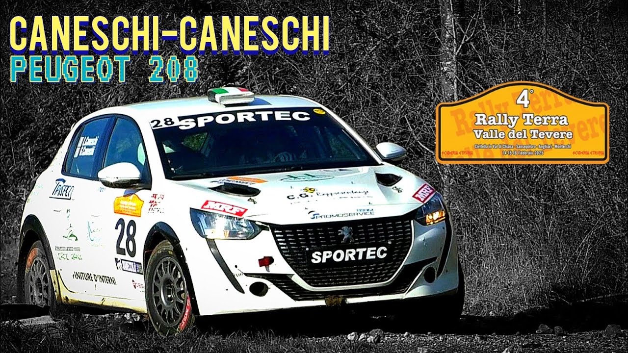 Rally Terra Valle del Tevere 2025 || Caneschi-Caneschi || Peugeot 208 - YouTube