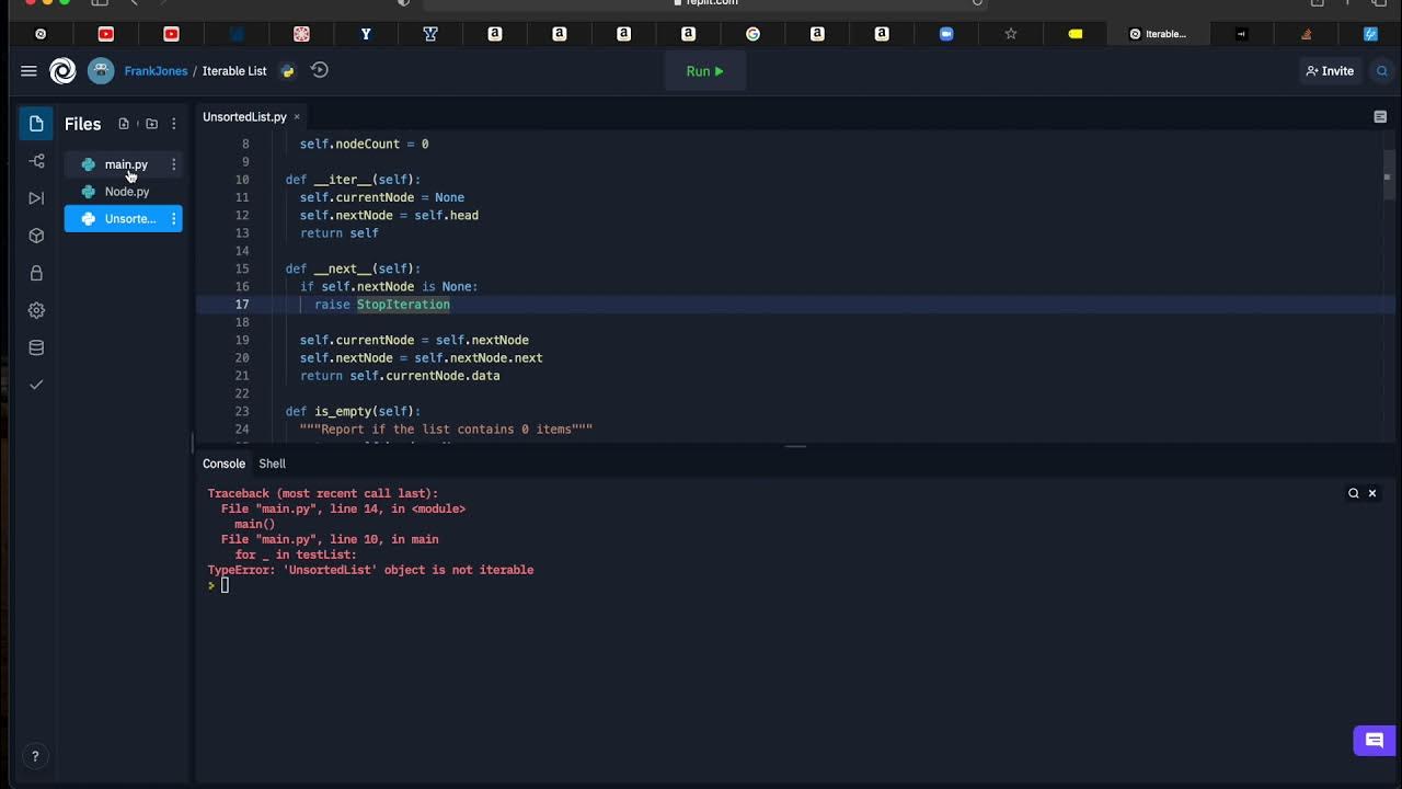 Make A Python Class Iterable - YouTube