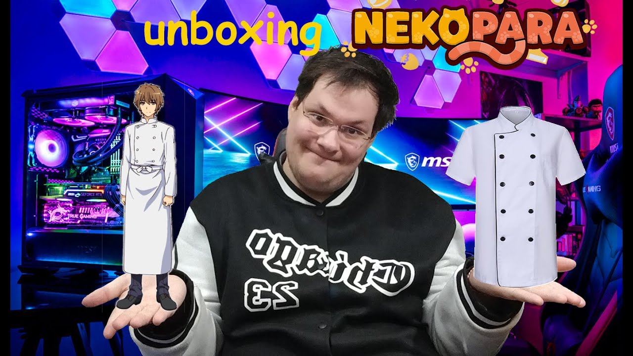 unboxing Kashou Minaduki's chef jacket from NekoPara - YouTube