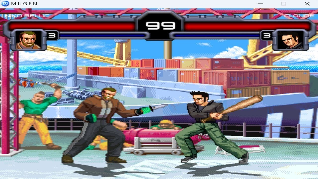 Niko Bellic vs Claude Speed SUPER CHAOS FIGHT😤 GTA Mugen Games Funny ...