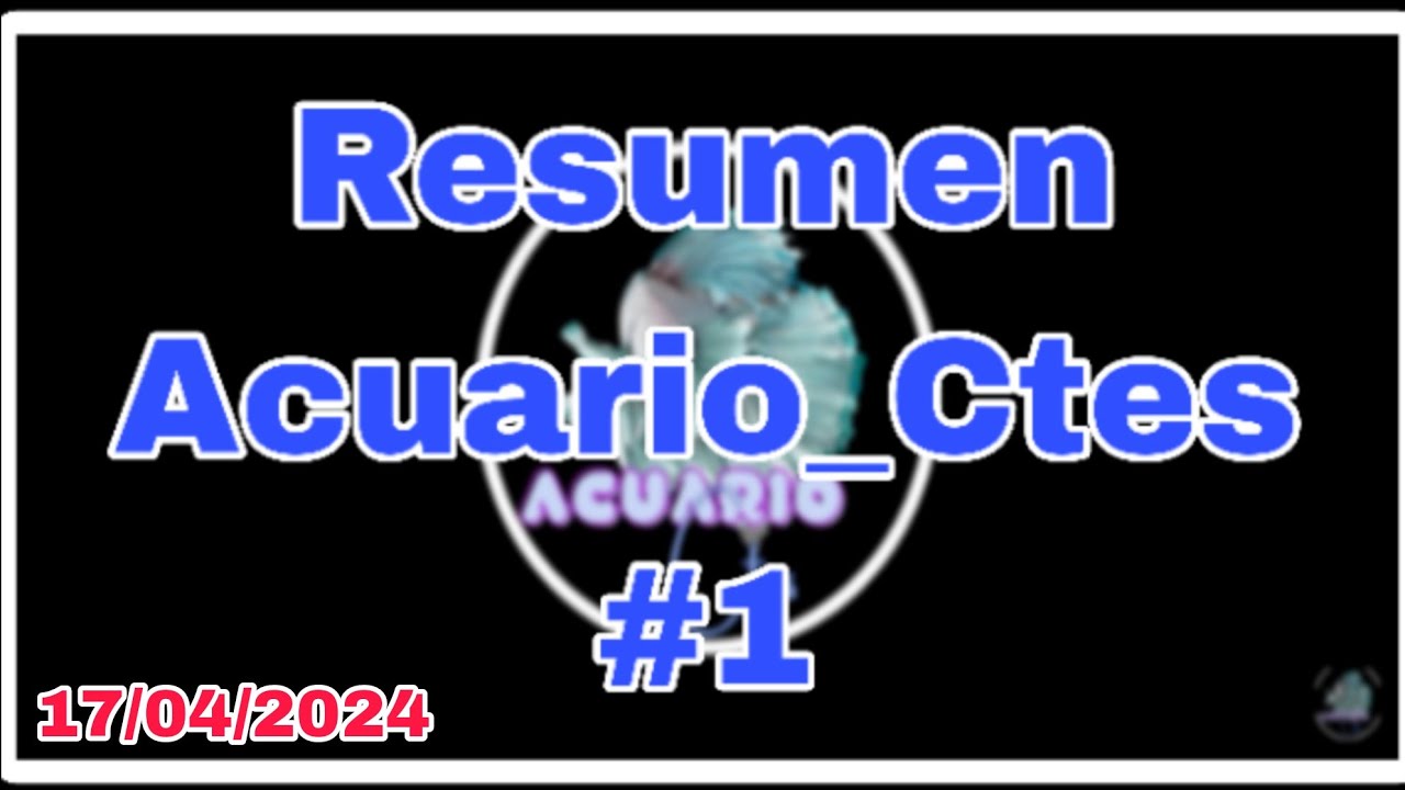 Resumen #1 (Primeros Peces) || Acuario_Ctes. - YouTube