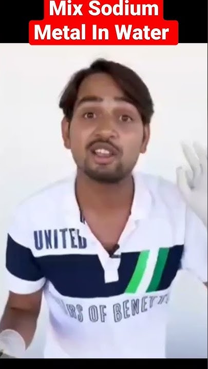 Plz Don't Put Sodium Metal In Water - Top Science Experiment #shorts - YouTube