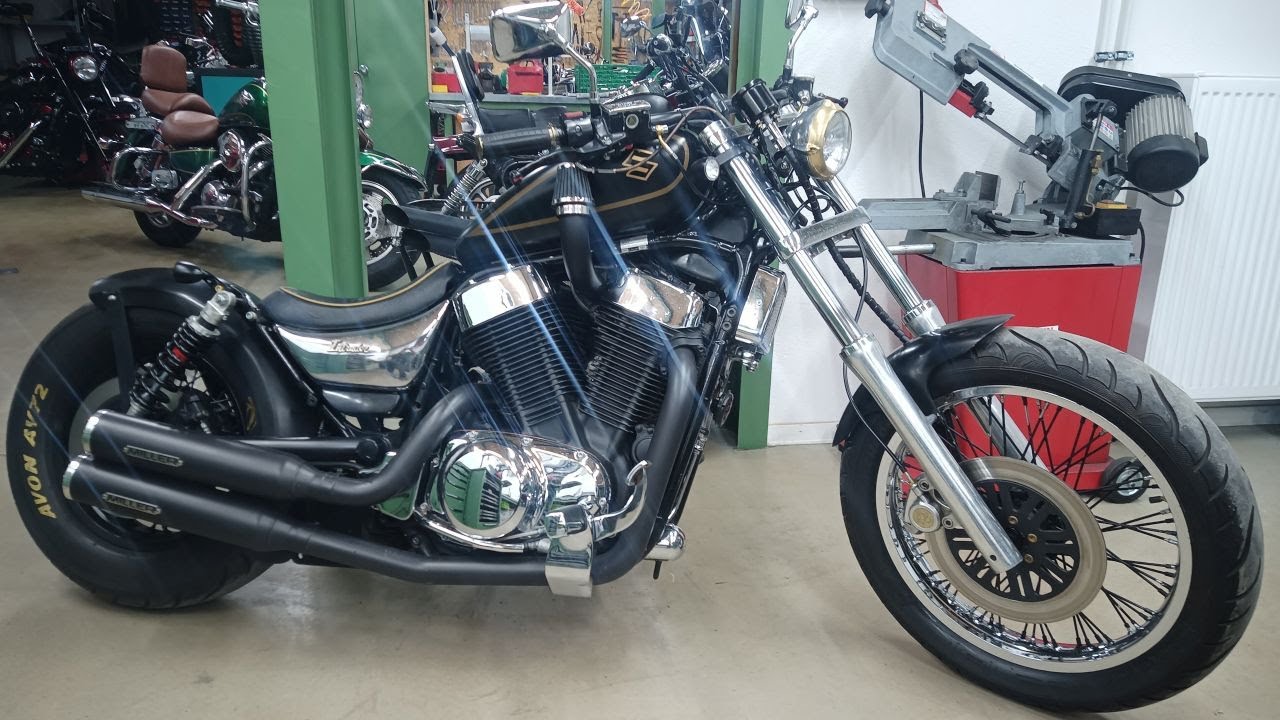 VS1400 Intruder Auspuffanlage Miller - YouTube