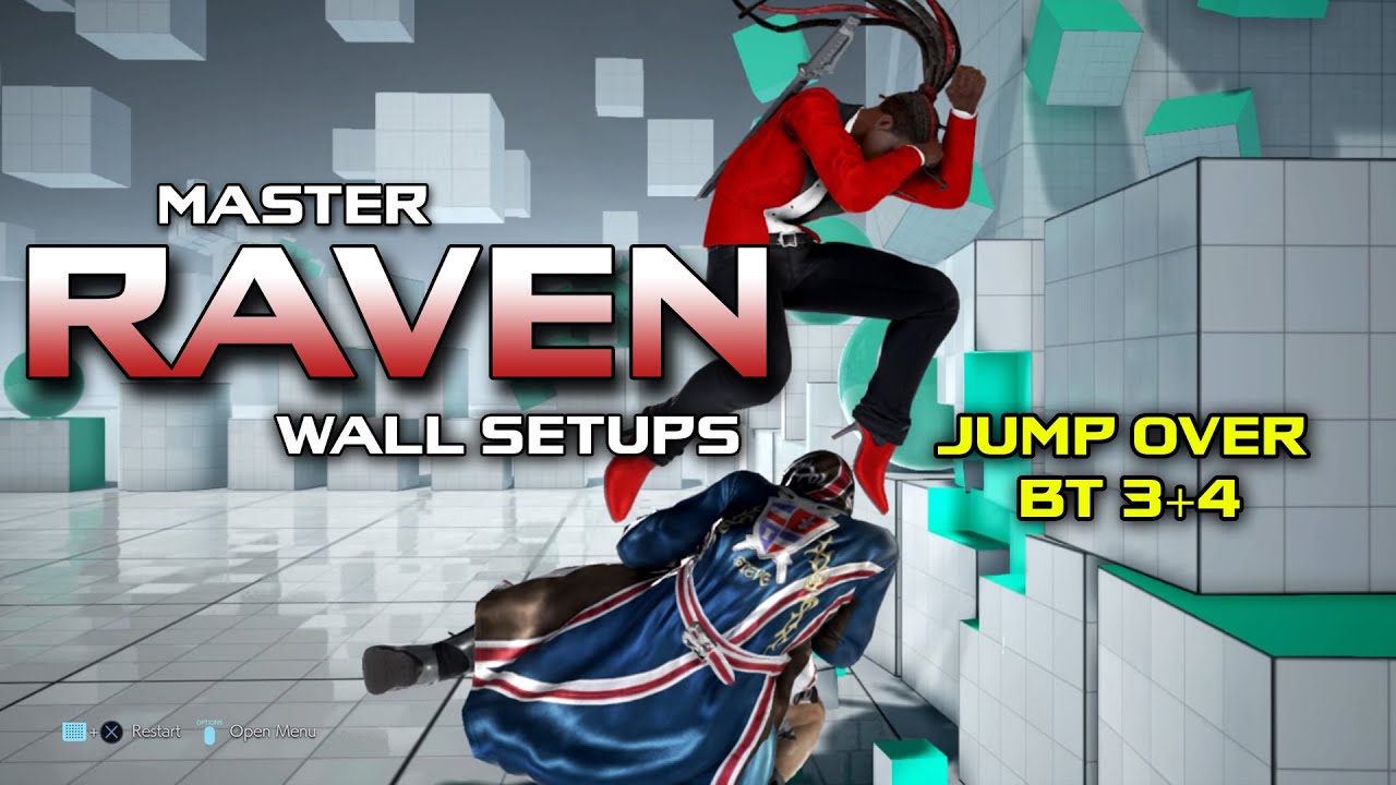 Master Raven Wall Setups - Jump Over BT 3+4 #masterraven #tekkensetups ...
