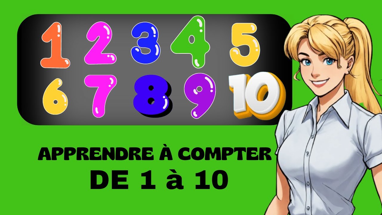 Apprendre à Compter Aux Enfants de 1 à 10 (math pour enfant) - YouTube