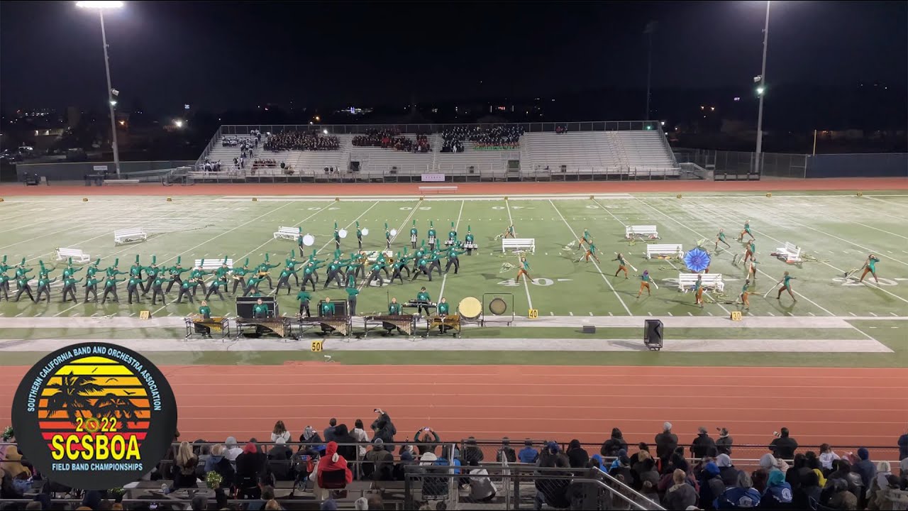 South Hills High School Band and Color Guard 2022 at SCSBOA 4A ...