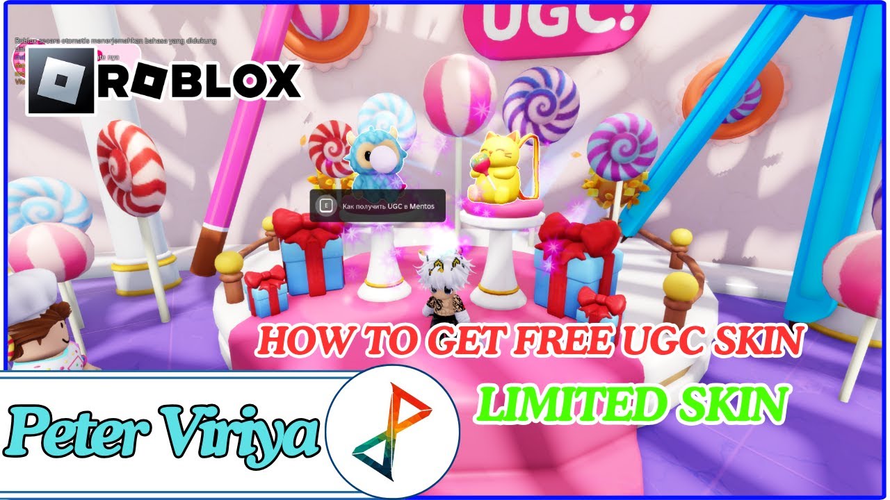 [FREE UGC] Roblox Free UGC Skin Roblox MapПриключения на кондитерской ...