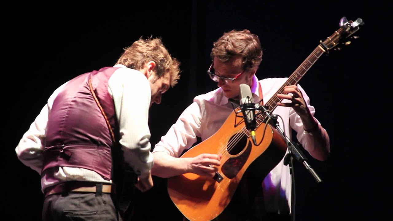 Chris Thile & Michael Daves--Fiddle Tune Request Time - YouTube