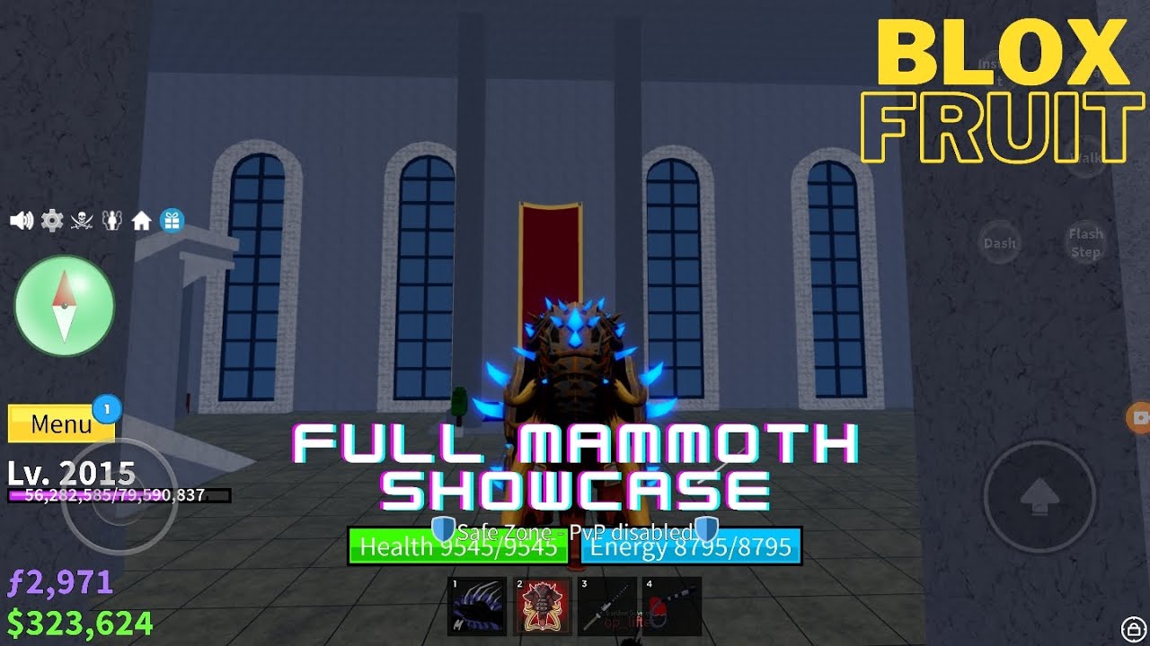 BLOX FRUITS | Full Mammoth Showcase | @Ryomen_gamingGang - YouTube