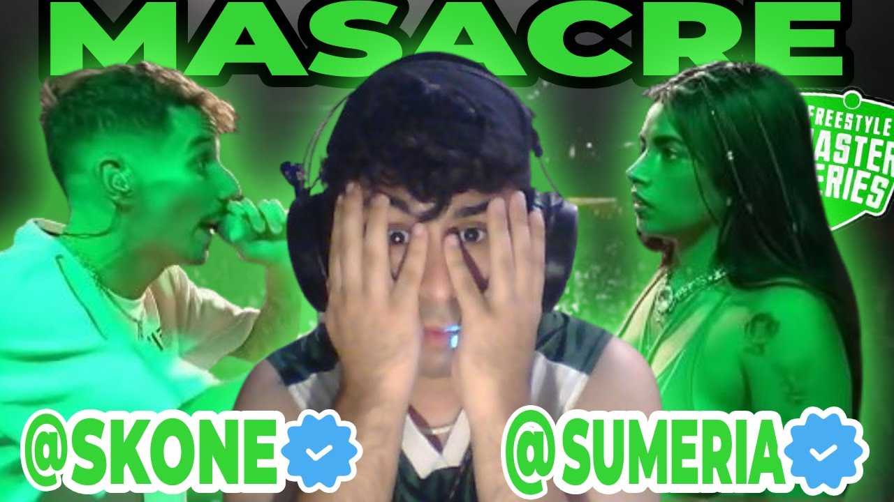 un MINUTO mas y SKONE la hace LLORAR! SKONE vs SUMERIA - fms mex 2025 ...