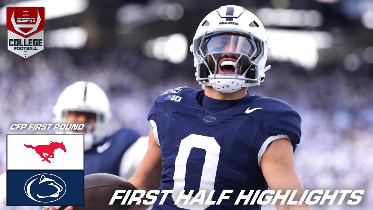 CFP HALFTIME HIGHLIGHTS: SMU Mustangs vs. Penn State Nittany Lions 🔥 ...