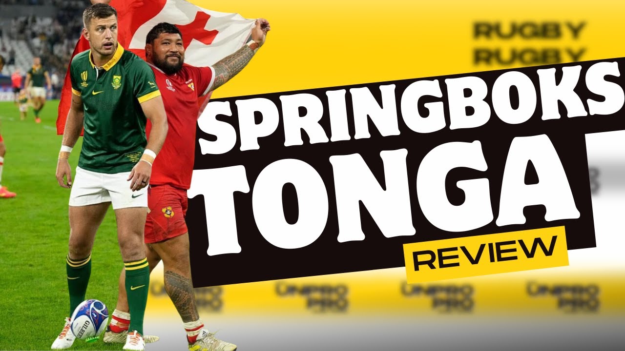 🇿🇦SPRINGBOKS v TONGA REVIEW - Match Highlights - YouTube