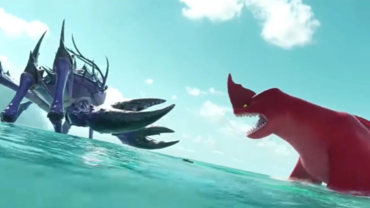 red vs crab the sea beast - YouTube