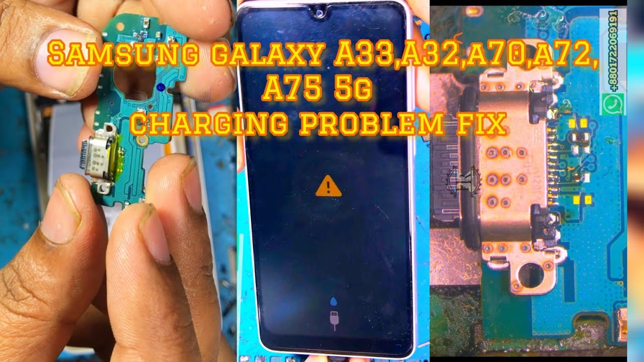 Samsung galaxy A33 5g charging problem fix || Samsung A52,A53,a57,a71 ...